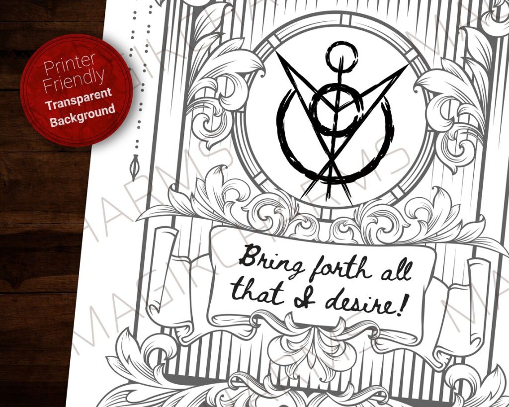 I am a Fearless Warrior Sigil - Magik Charms