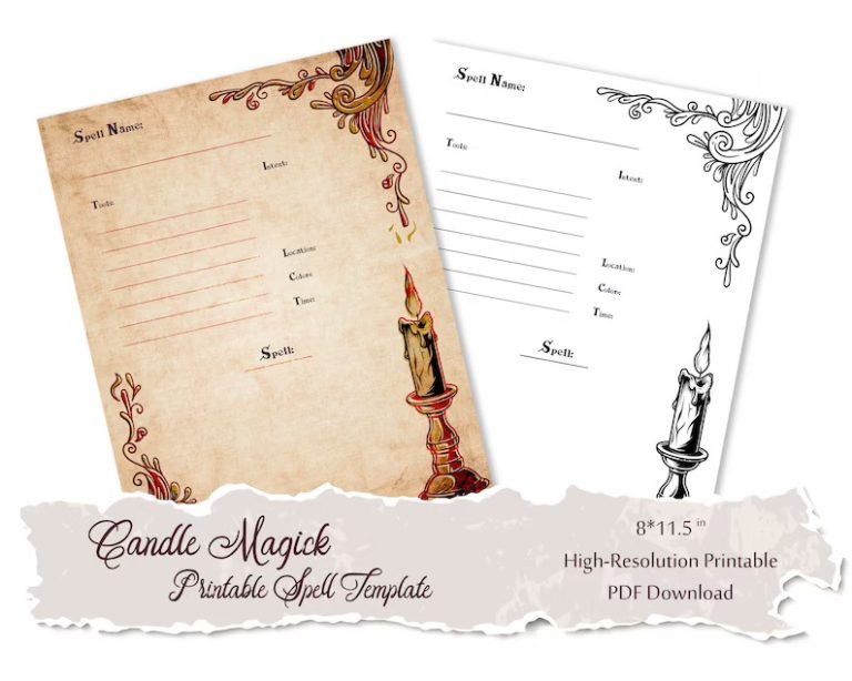 Triple Moon Goddess Spell and Ritual Template - Magik Charms